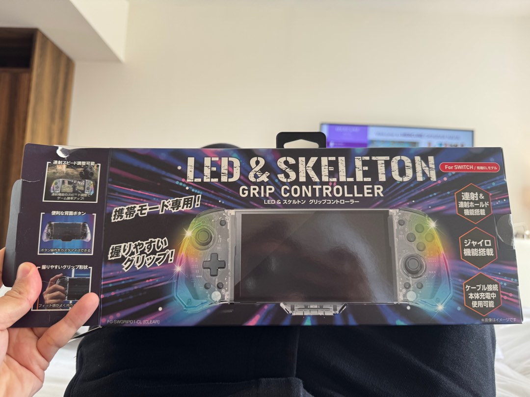 Nintendo Switch LED Skeleton Controller, Video Gaming, Video Game ...