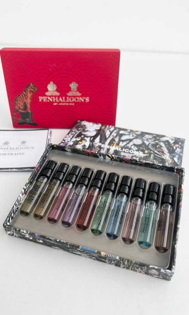 ORIGINAL PERFUME PENHALIGON'S 10in1 (10x2ML) RED BOX, Beauty & Personal ...