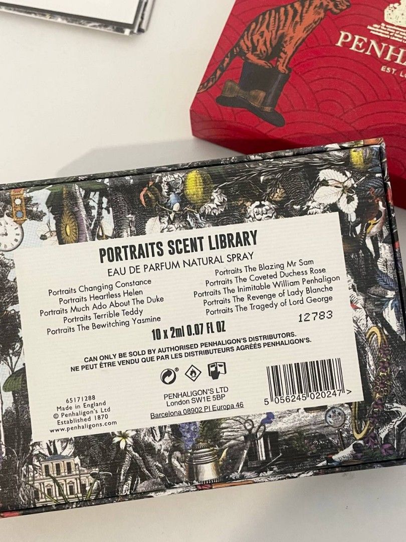 ORIGINAL PERFUME PENHALIGON'S 10in1 (10x2ML) RED BOX, Beauty & Personal ...