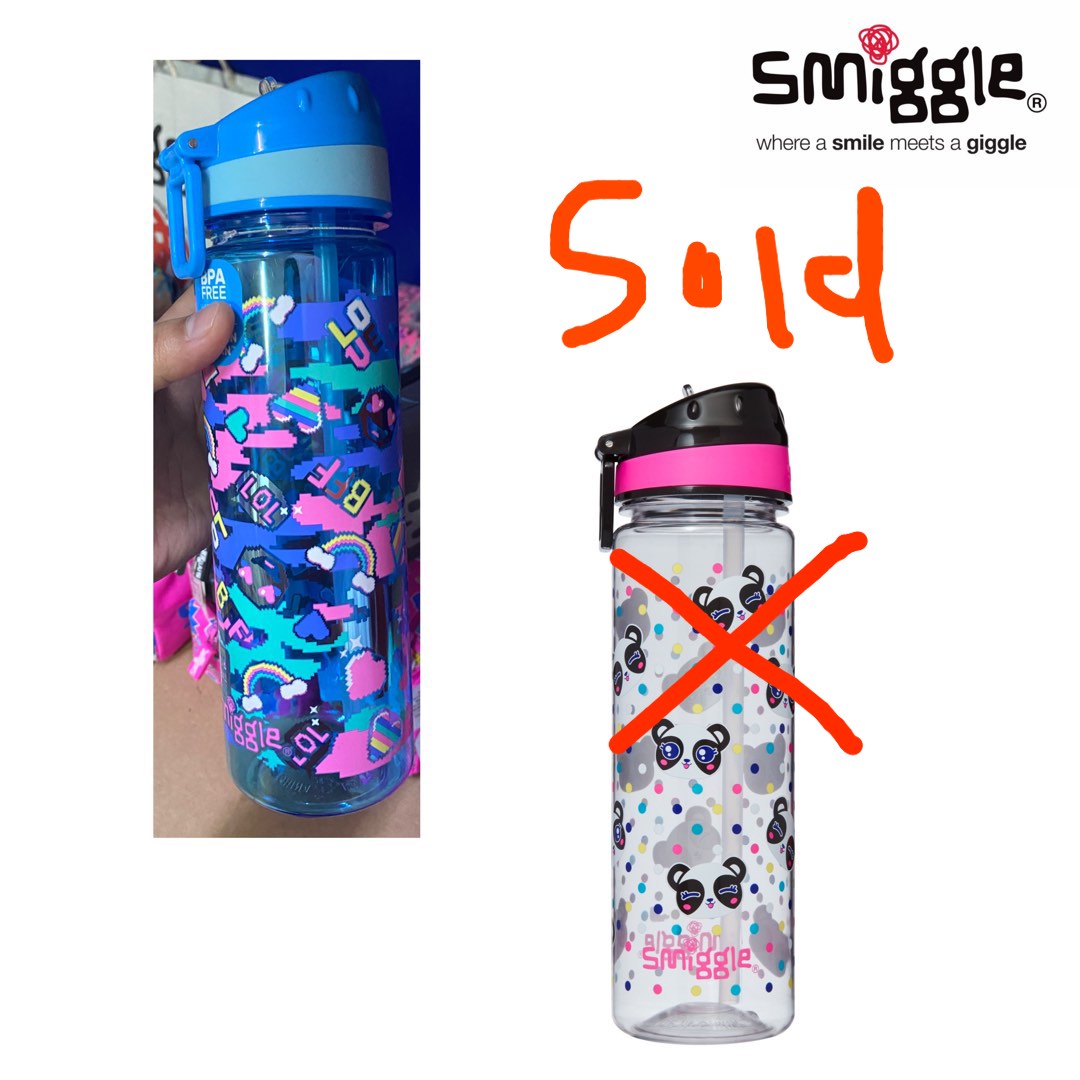 Original Smiggle Drink Up Bottle, Furniture & Home Living, Kitchenware ...