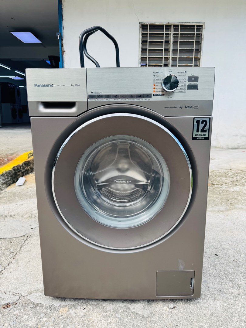 Panasonic washer 9kg inverter, TV & Home Appliances, Washing Machines ...