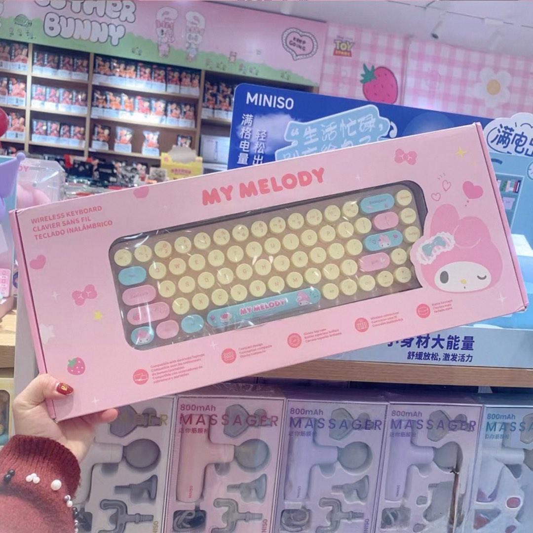 PO Sanrio Wireless Keyboard, Computers & Tech, Parts & Accessories ...
