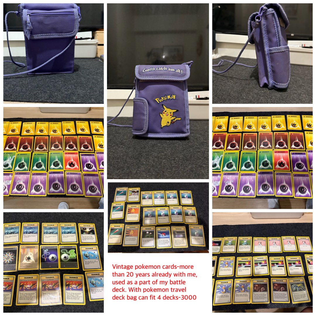 Pokemon Cards and Pokemon travel bag, Hobbies & Toys, Toys & Games on ...