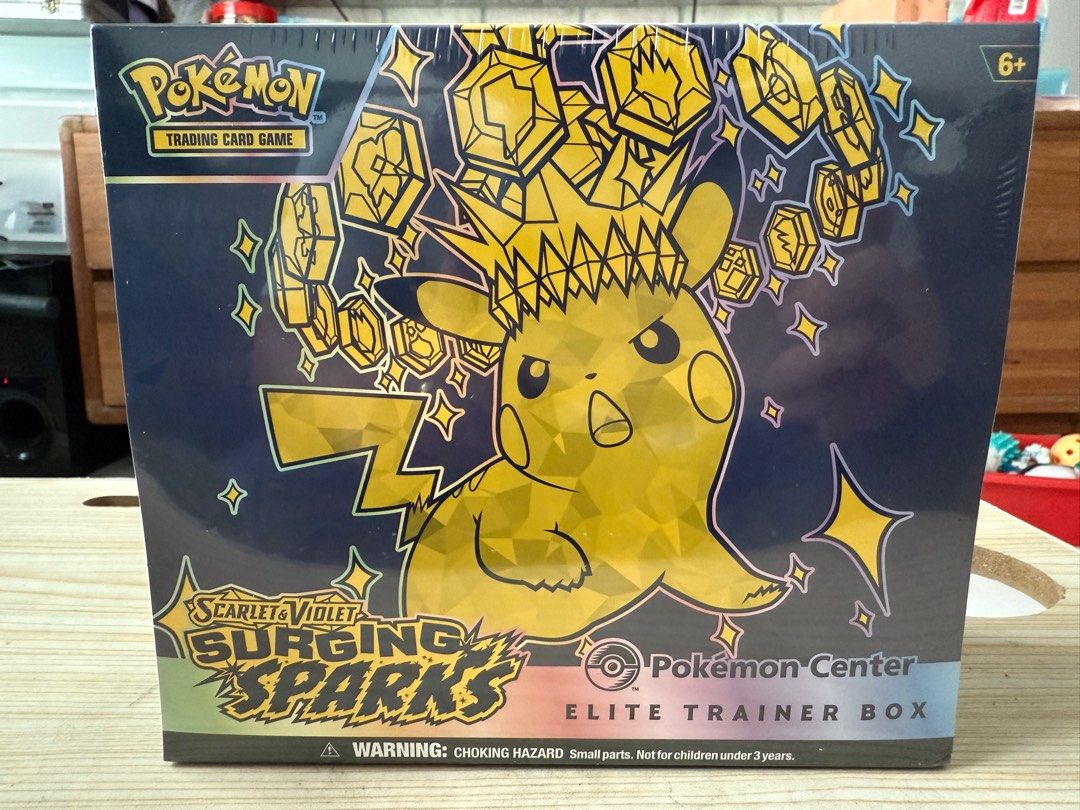 Pokémon Surging Sparks Elite Trainer Box ETB Pokemon Center Exclusive ...