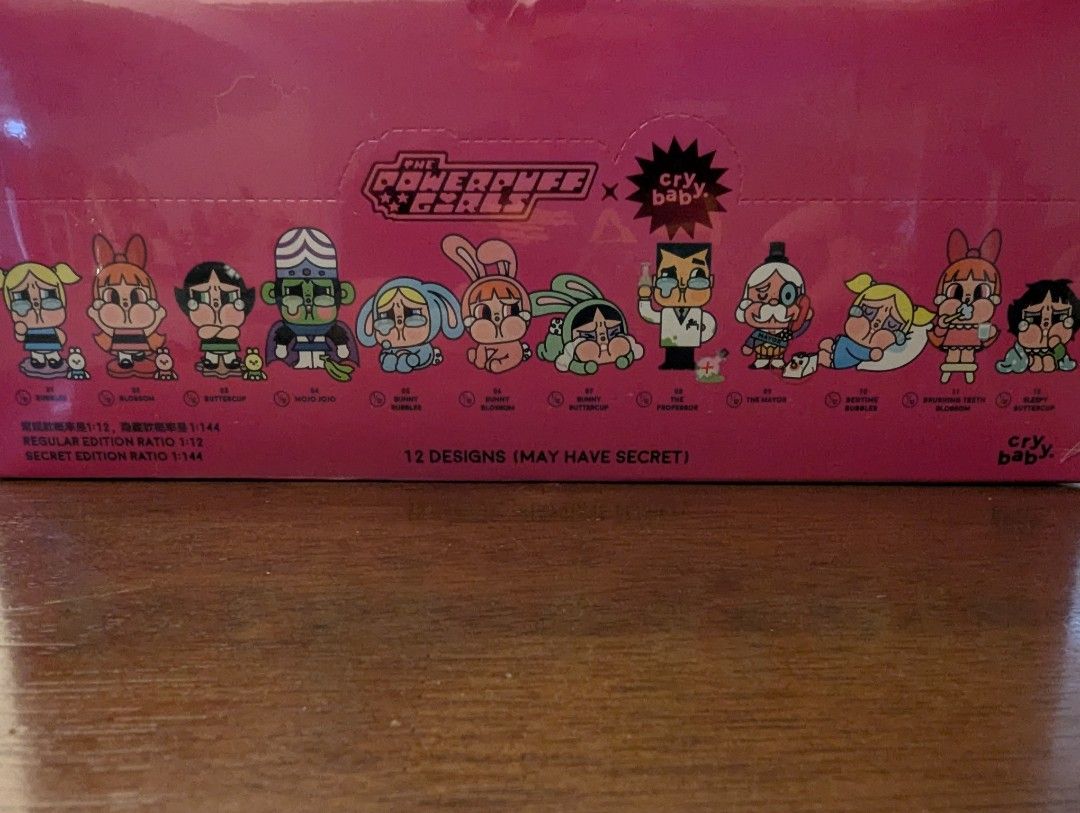 Popmart crybaby Powerpuff girls & Labubu (Sales), Hobbies & Toys, Toys ...