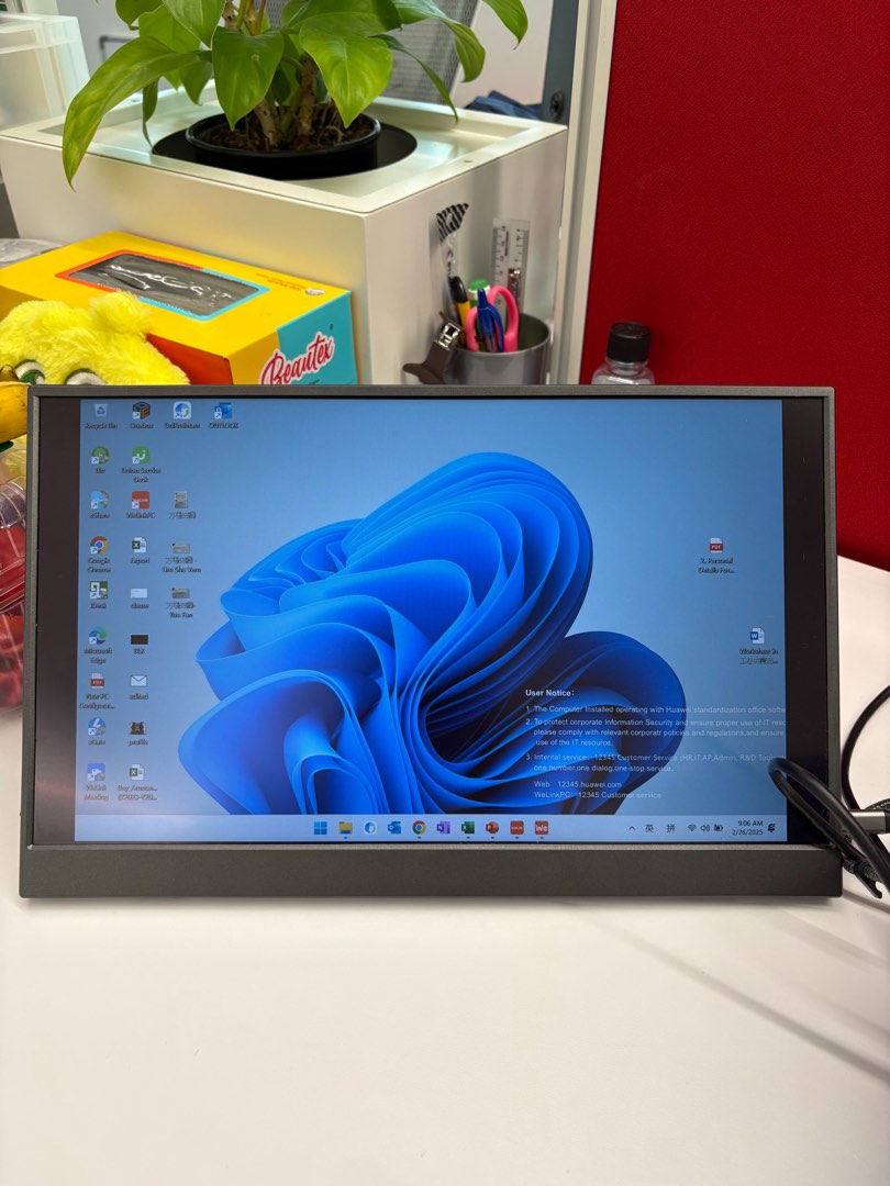 Portable touchscreen 15 inch monitor for laptop, Computers & Tech ...