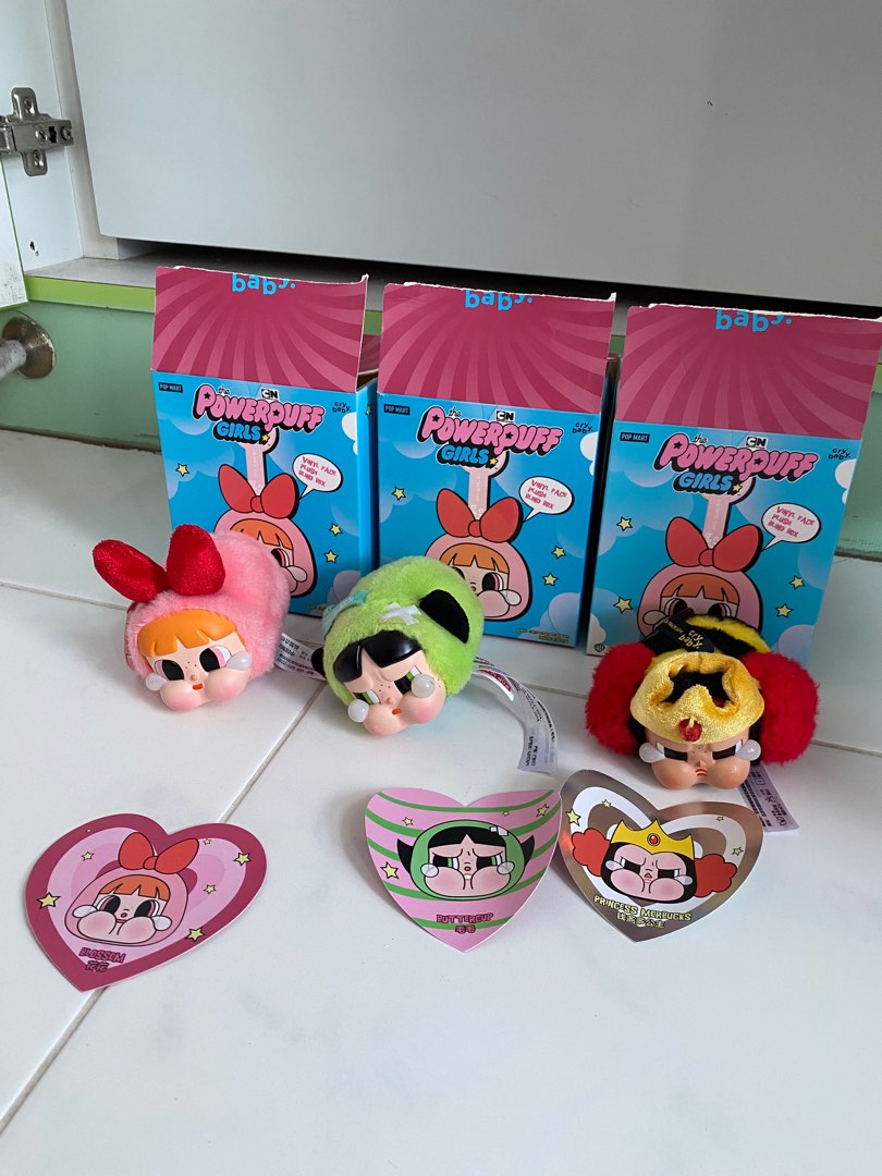 powerpuff popmart crybaby, Hobbies & Toys, Toys & Games on Carousell