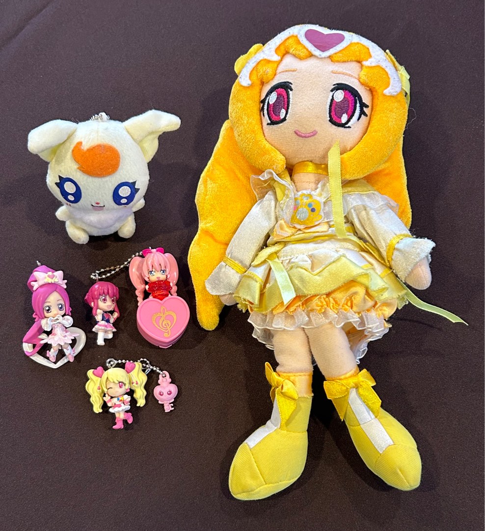 Precure - Swing figures and plush set, Hobbies & Toys, Toys & Games on ...