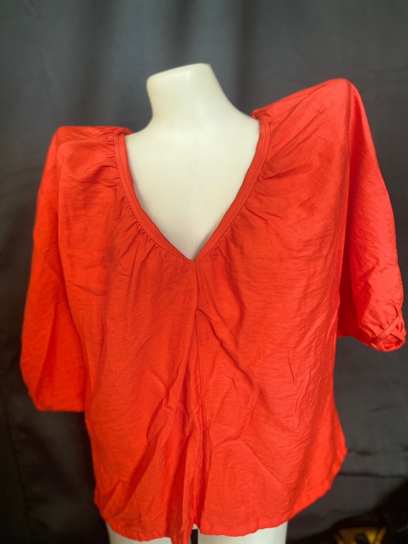 Primark red top, Women's Fashion, Tops, Blouses on Carousell