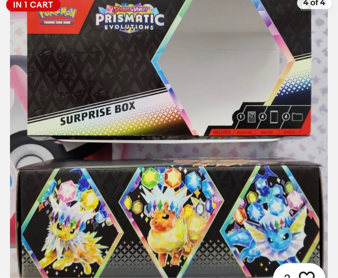 Prismatic Evolution Surprise Box, Hobbies & Toys, Collectibles ...