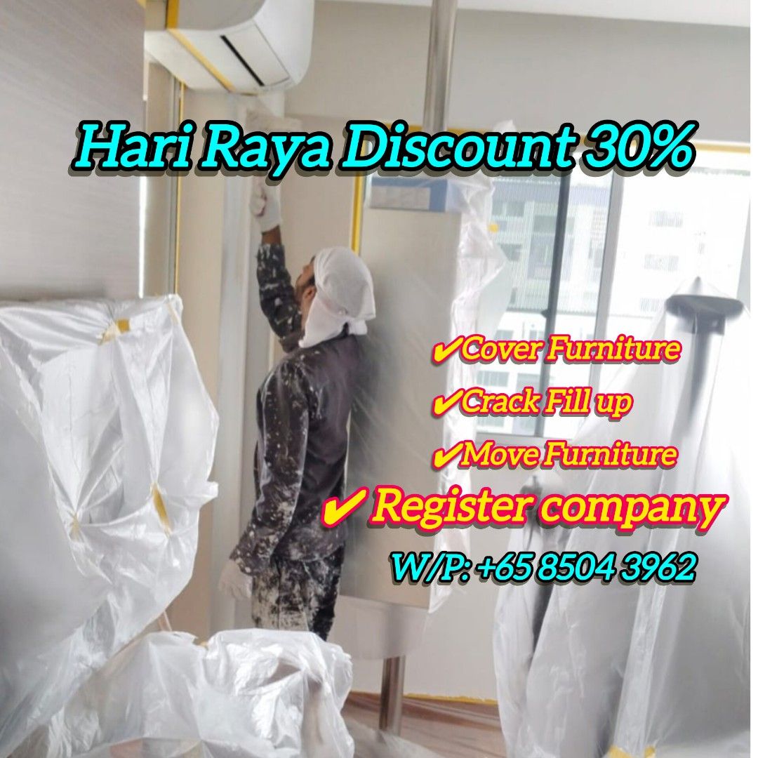 Professional painter/3 room flat painting/4 room flat painting/house ...