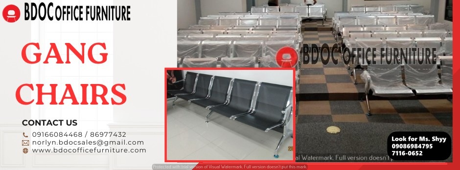 Public Bench Gang Chair / Office Furniture / Office Partition ...