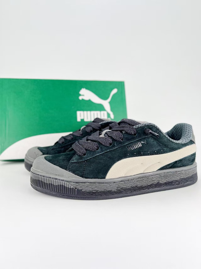 PUMA Suede XL 'Black Shadow Grey', Women's Fashion, Footwear, Sneakers on Carousell