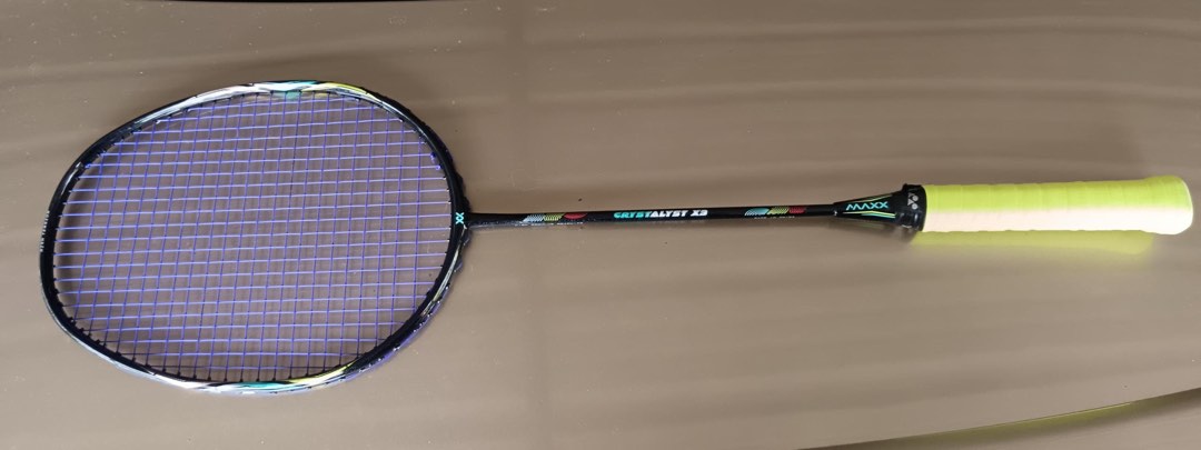 MAXX CRYSTALYST X3 BLACK , Sports Equipment, Sports & Games, Racket ...