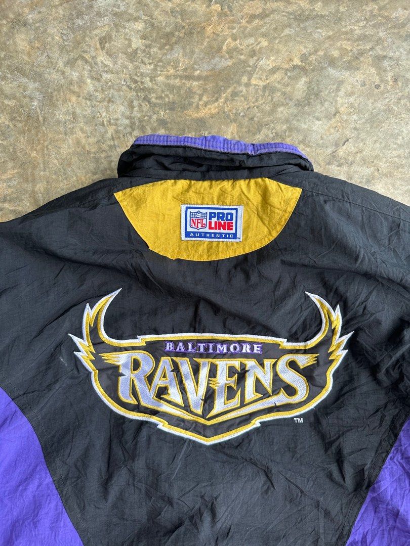 RARE Vintage Baltimore Ravens Reebok Proline NFL Puffer Jacket, Men's ...