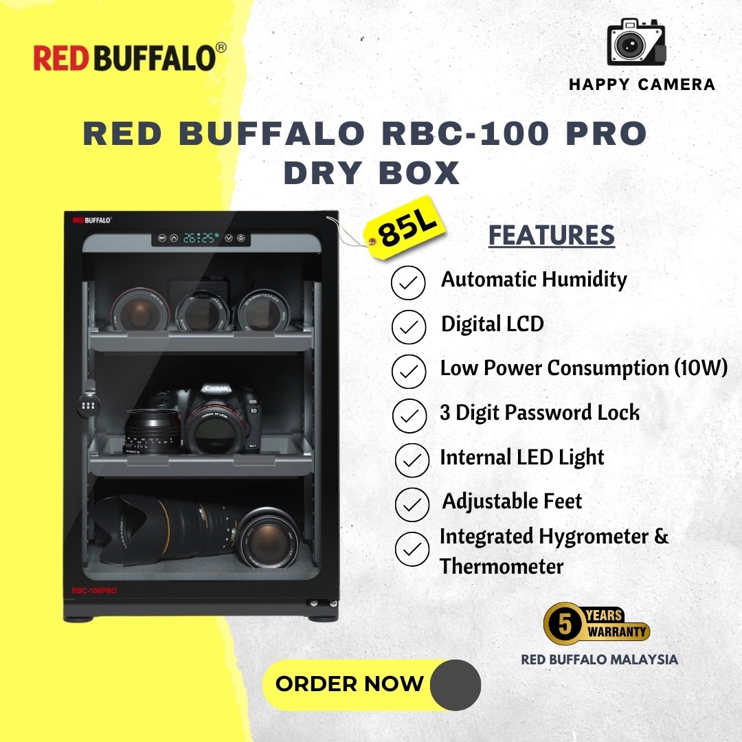RED BUFFALO RBC-100 PRO DRY BOX (85L) DRY CABINET BOX, Photography ...