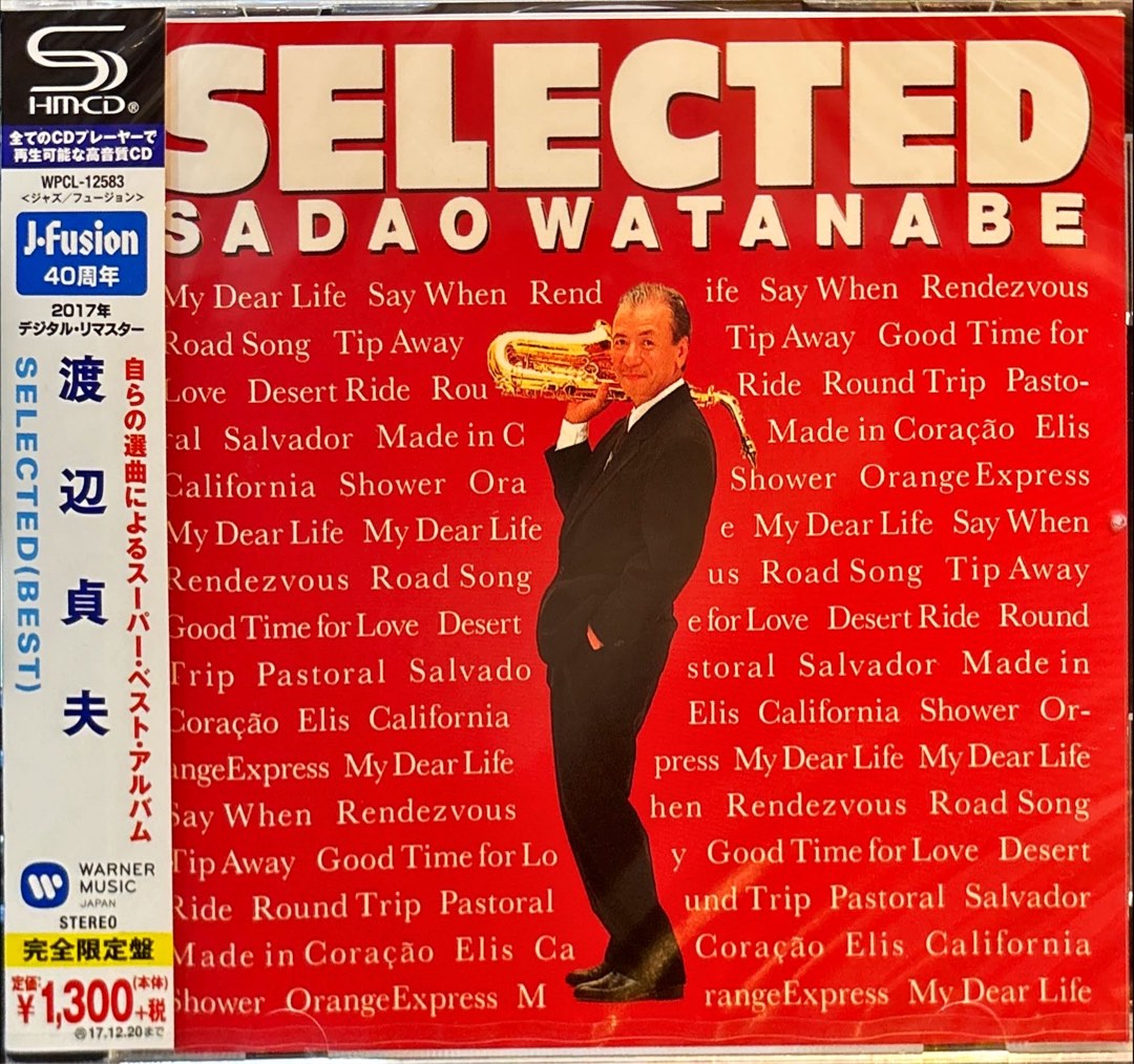 SADAO WATANABE: SELECTED, Hobbies & Toys, Music & Media, CDs & DVDs on Carousell