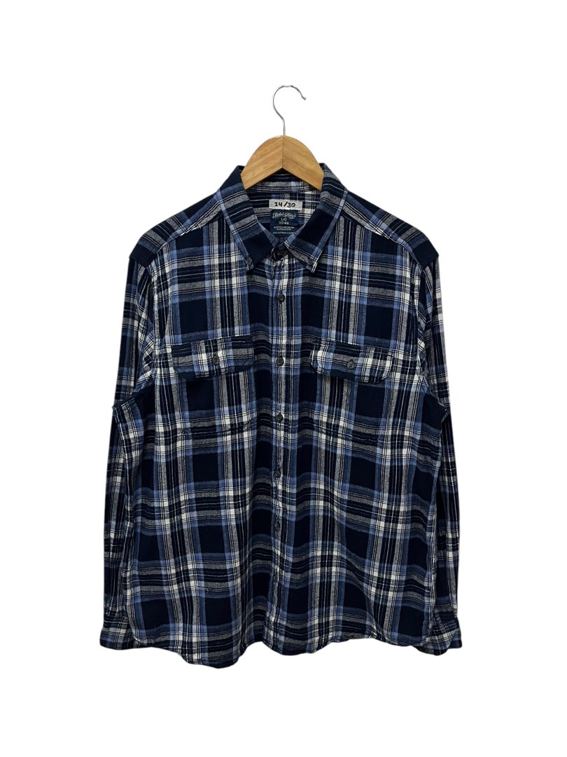 Saiz XL Faded Glory flannel shirt, Men's Fashion, Tops & Sets, Tshirts ...