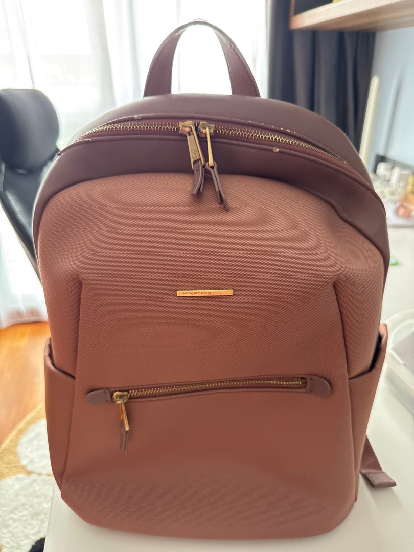 Samsonite RED backpack in dusty pink, Women's Fashion, Bags & Wallets ...