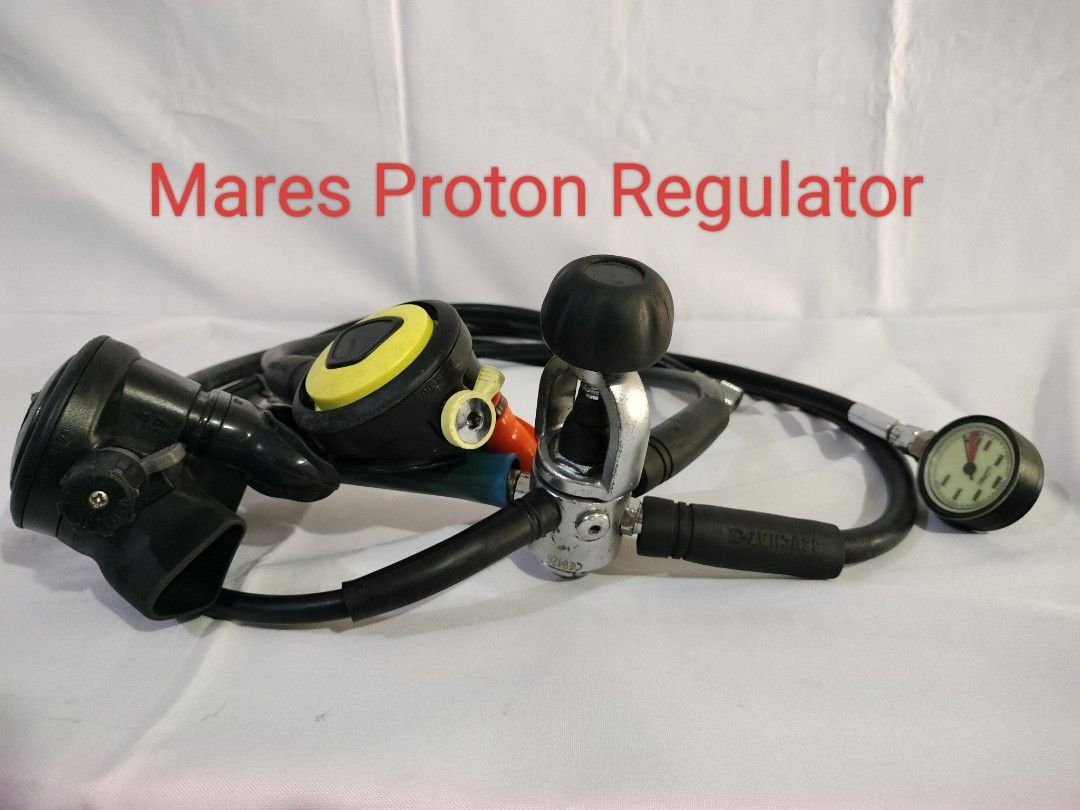 Seac Sub Queen BCD(small)/Mares Proton Regulator/Apollo bio split fin ...