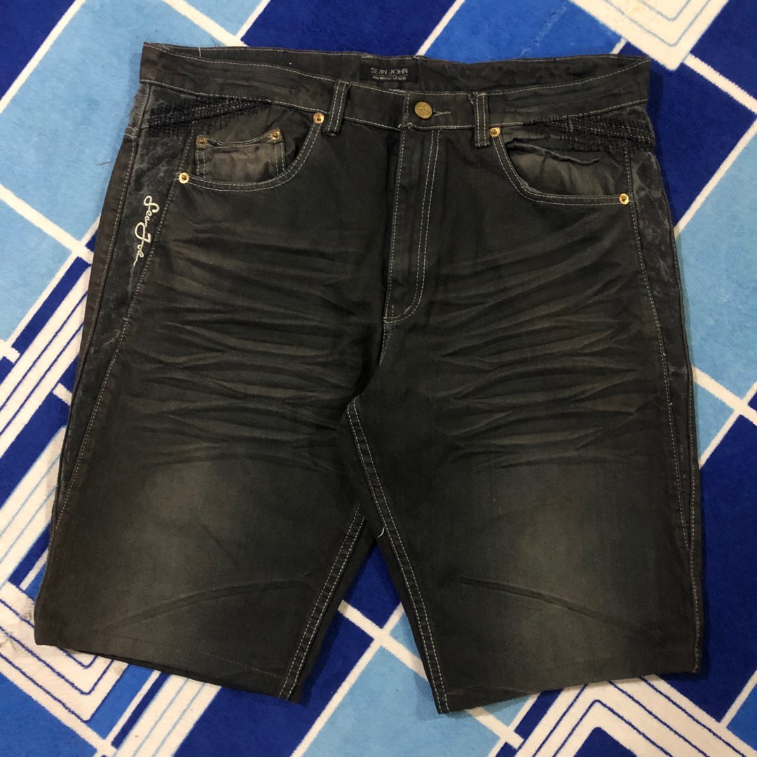 SEAN JOHN JORTS, Men's Fashion, Bottoms, Jeans on Carousell