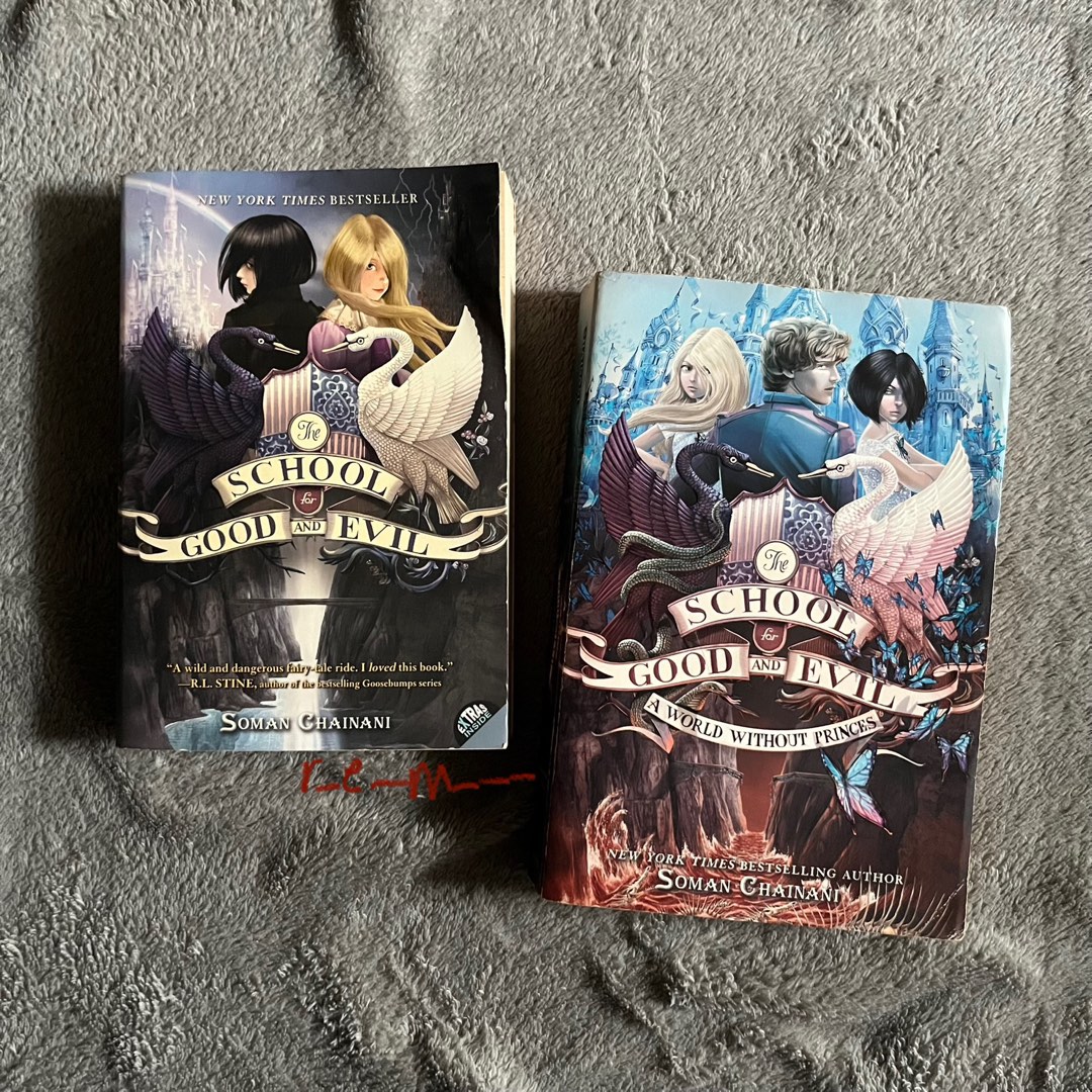 SET 1-2: The School for Good and Evil and A World Without Princes by ...