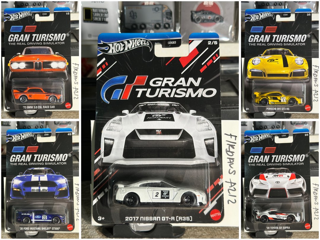 (SET) Hot wheels Gran Turismo R35 GR Supra, Hobbies & Toys, Toys ...