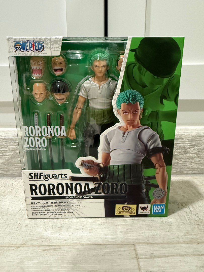 [SG Stock] SHF Roronoa Zoro One Piece Romance Dawn OP SHFiguarts SH ...