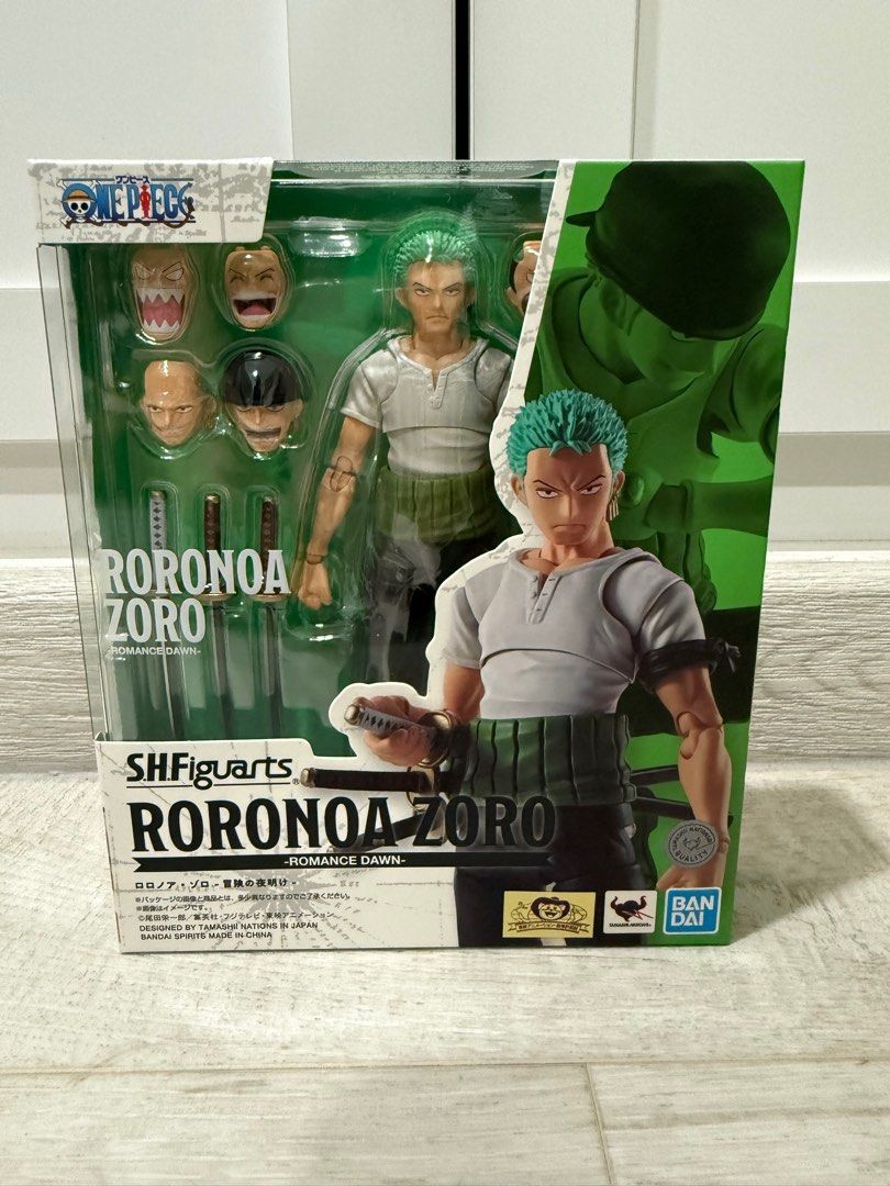 [SG Stock] SHF Roronoa Zoro One Piece Romance Dawn OP SHFiguarts SH ...