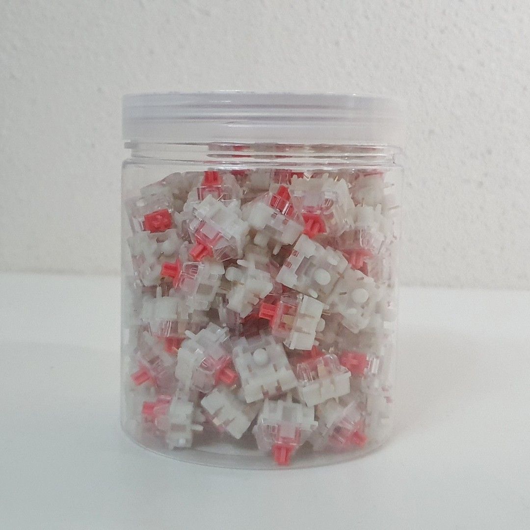 Silent Red Switches 104 pieces Mechanical Keyboard RGB Gaming Switch ...