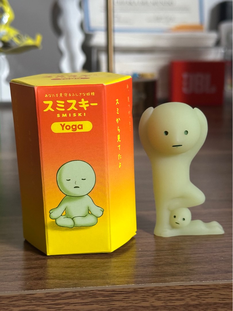 Smiski Yoga - Tree Pose, Hobbies & Toys, Toys & Games on Carousell