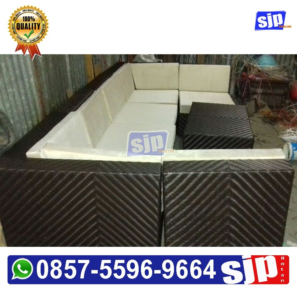 sofa rotan sintetis anyaman liris, Desain & Kerajinan Tangan, Alat ...