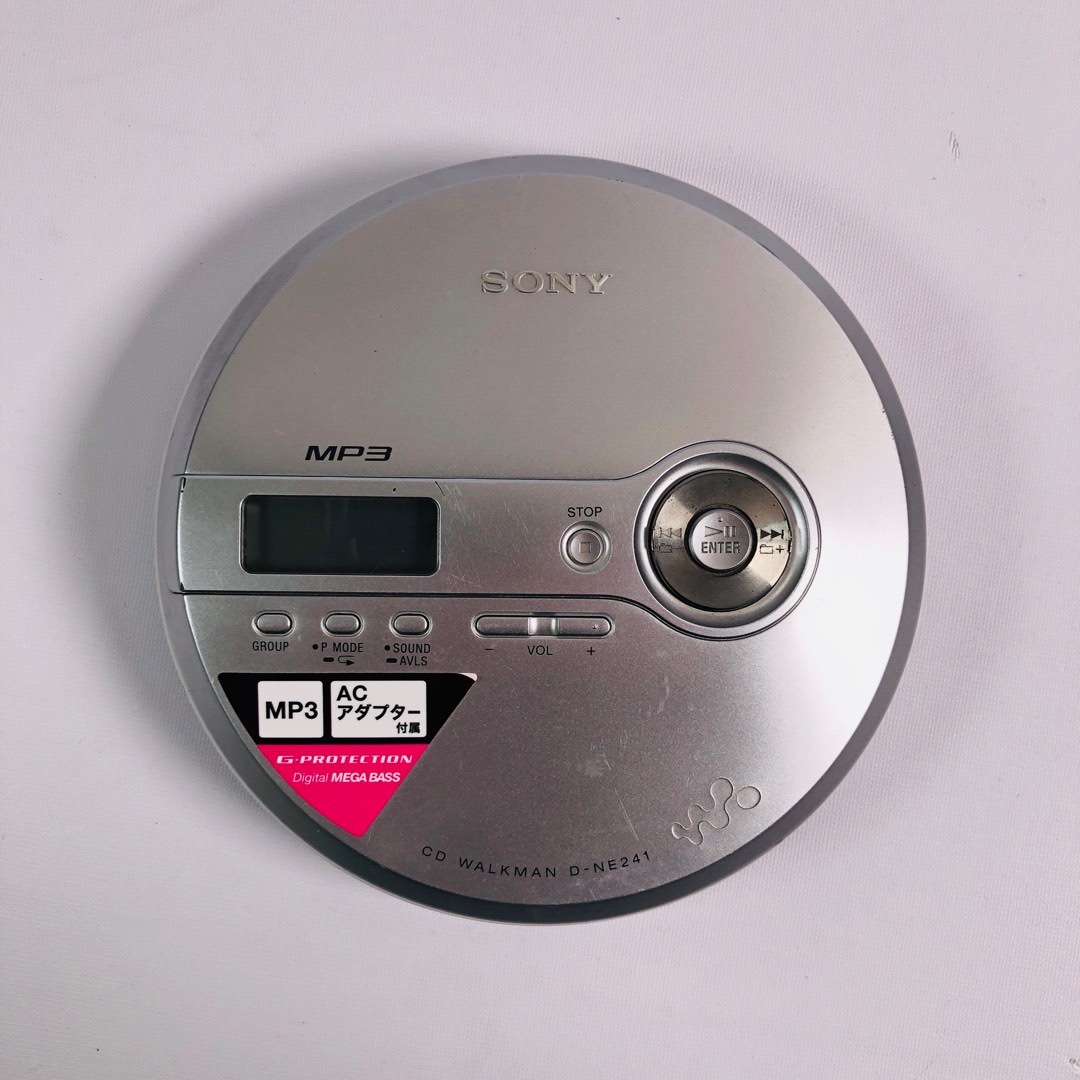 Sony Walkman D-NE241 Portable CD mp3 player, Audio, Portable Music ...