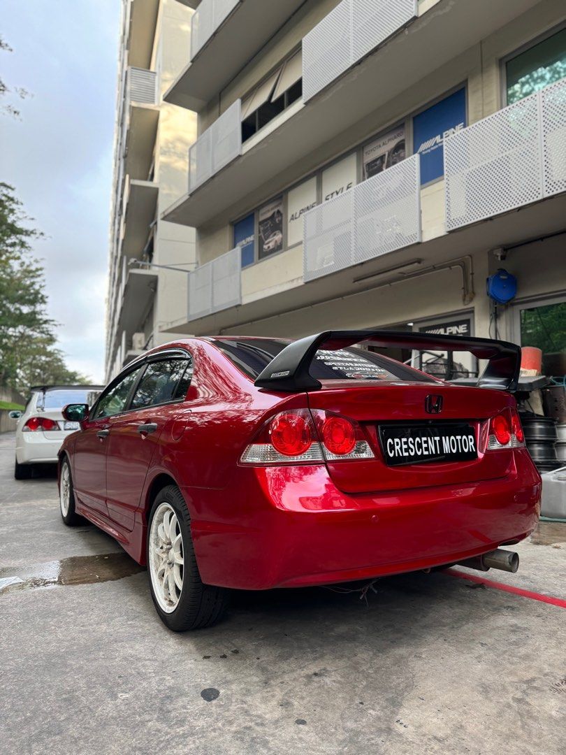 SPORTY LOUD RED HONDA CIVIC MALAYSIA ENTRY P-PLATE WELCOMED, Cars, Car ...