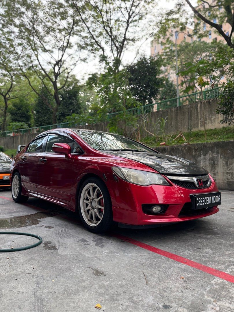 SPORTY LOUD RED HONDA CIVIC MALAYSIA ENTRY P-PLATE WELCOMED, Cars, Car ...