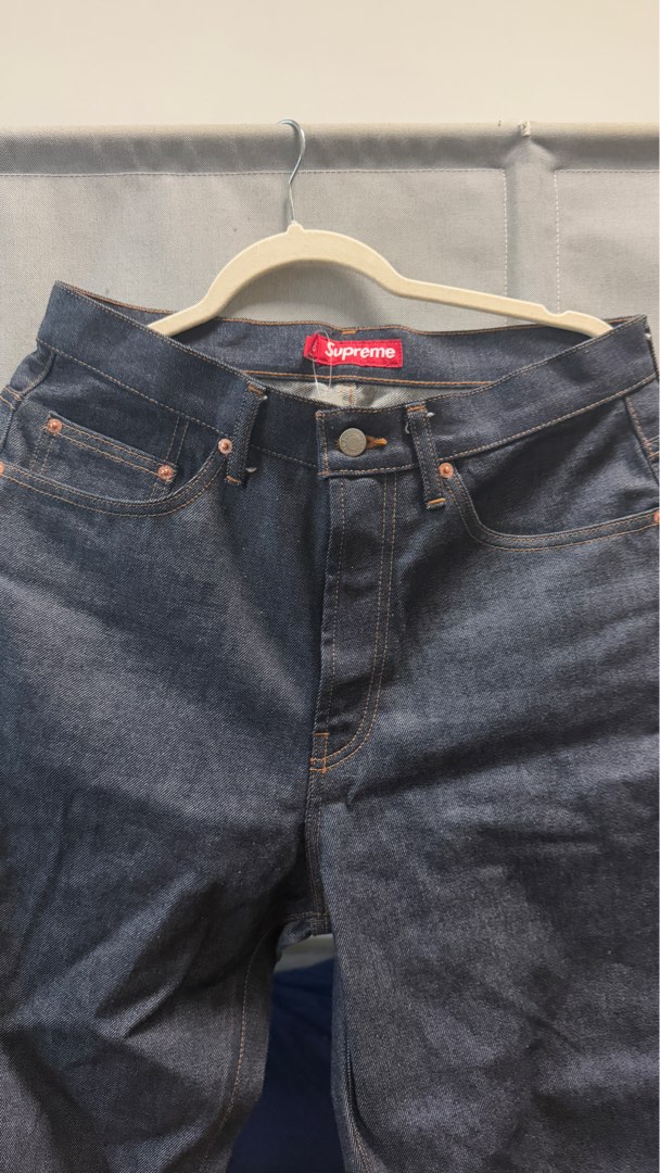 Supreme jeans, Men's Fashion, Bottoms, Jeans on Carousell