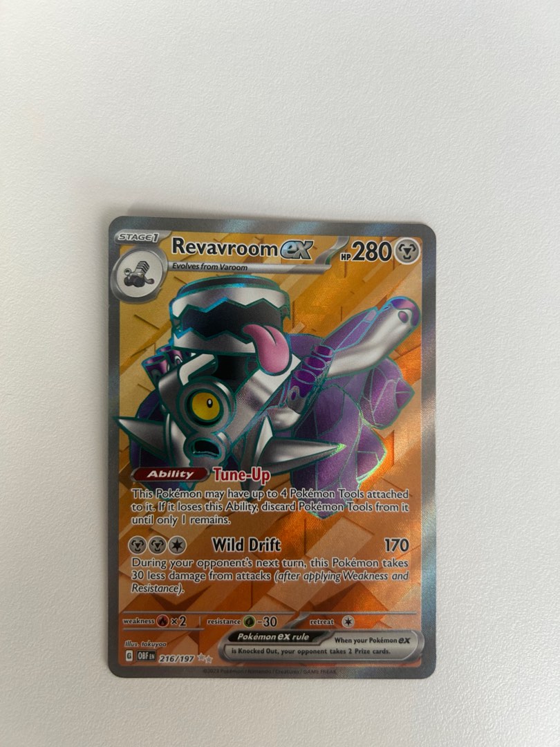 SV03: Obsidian Flames - Revaroom ex 216/197 Full Art Secret Rare ...