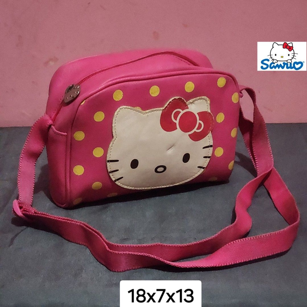 Tas Sling Anak SANRIO Hello Kitty HK 2016 KOREA Original Polkadot Pink ...