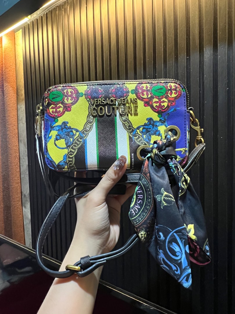 tas Versace jeans couture original fullset, Fesyen Wanita, Tas & Dompet ...