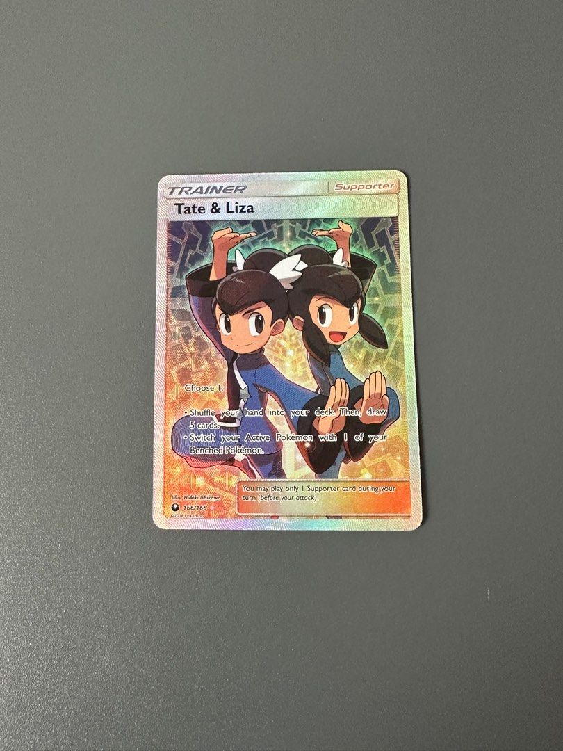 Tate & Liza Full Art Trainer | Pokemon Cards | Pokemon TCG | Pokemon ...