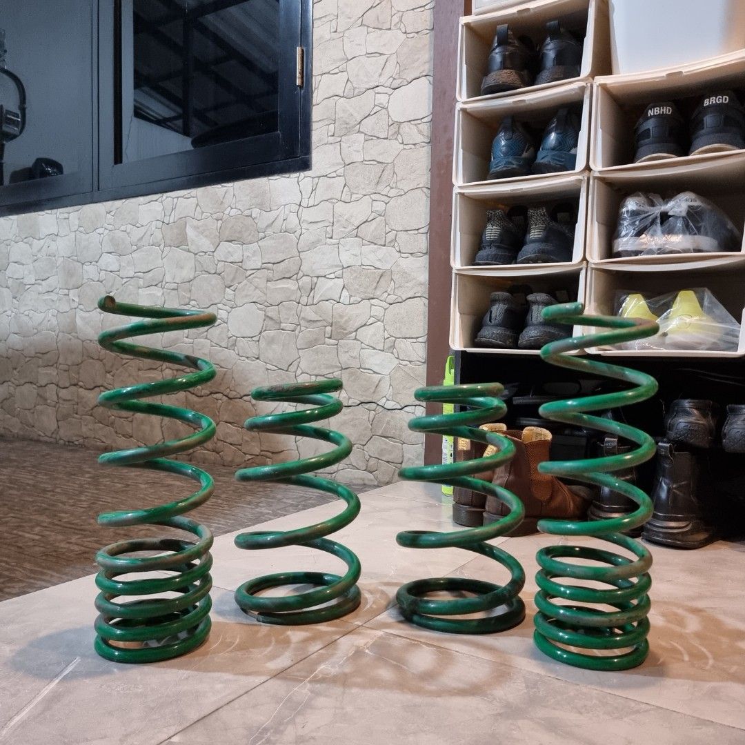 TEIN Lowering Springs Per Ceper Hijau Ijo untuk Toyota Kijang Innova ...