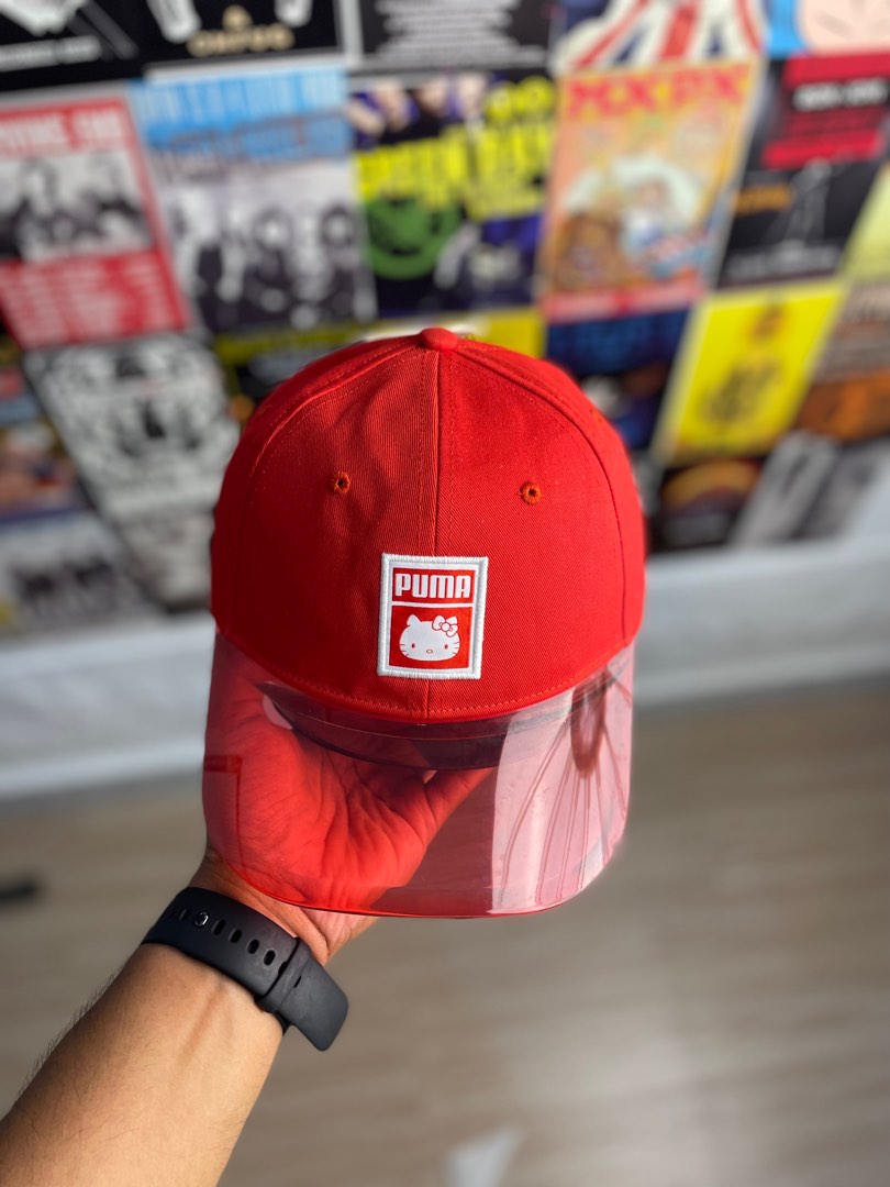 Topi second merk Puma X hello kitty, Fesyen Pria, Aksesoris, Topi di ...