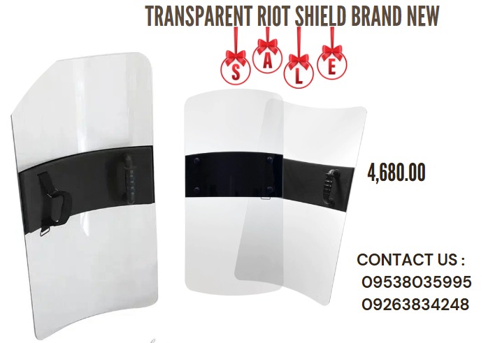 transparent riot shield brand new, Everything Else, Others on Carousell