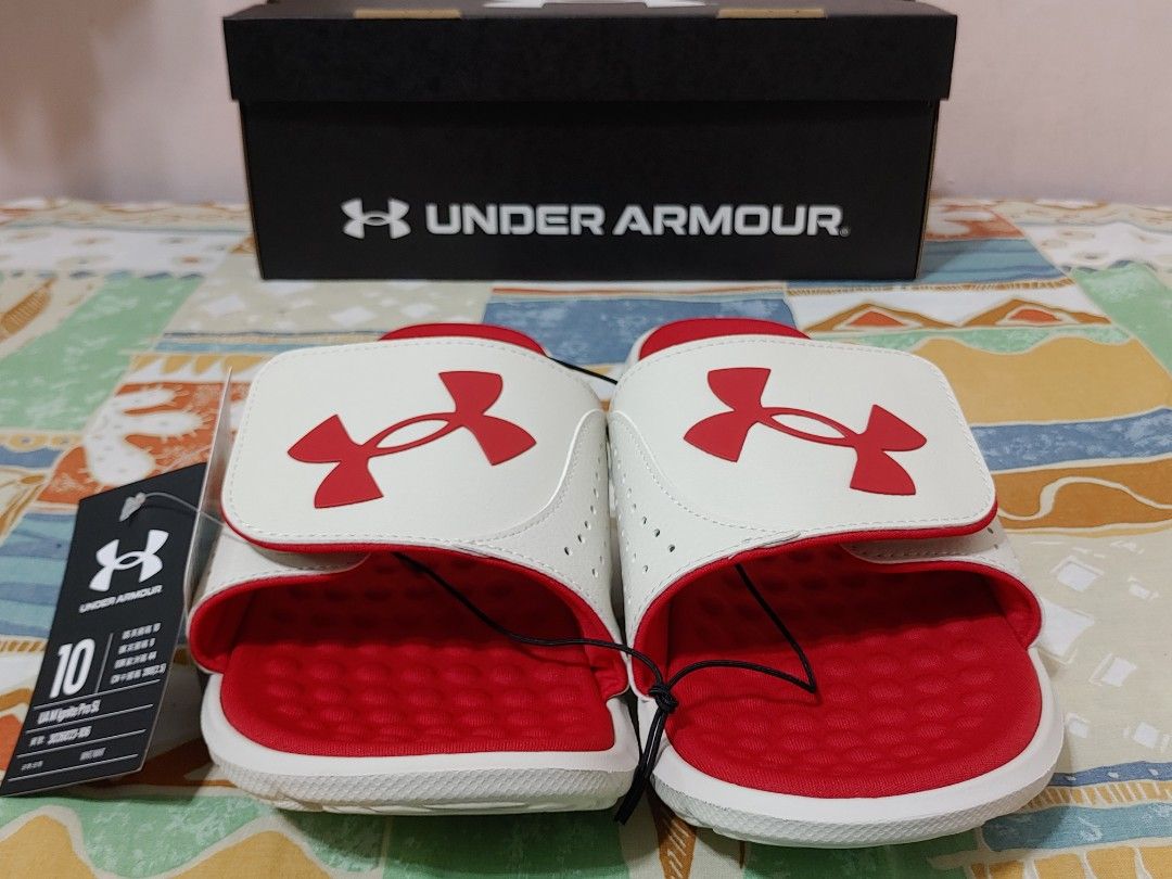 全新正品UA M Ignite Pro SL拖鞋US9/12, 他的時尚, 鞋類, 拖鞋在旋轉拍賣