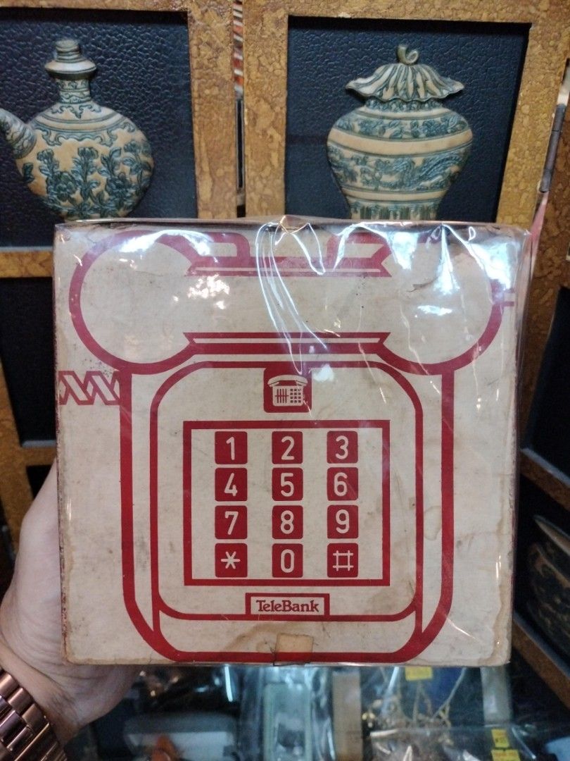 United Overseas Bank Telephone Plastic Coin Bank (Mint in Box), Hobbies ...