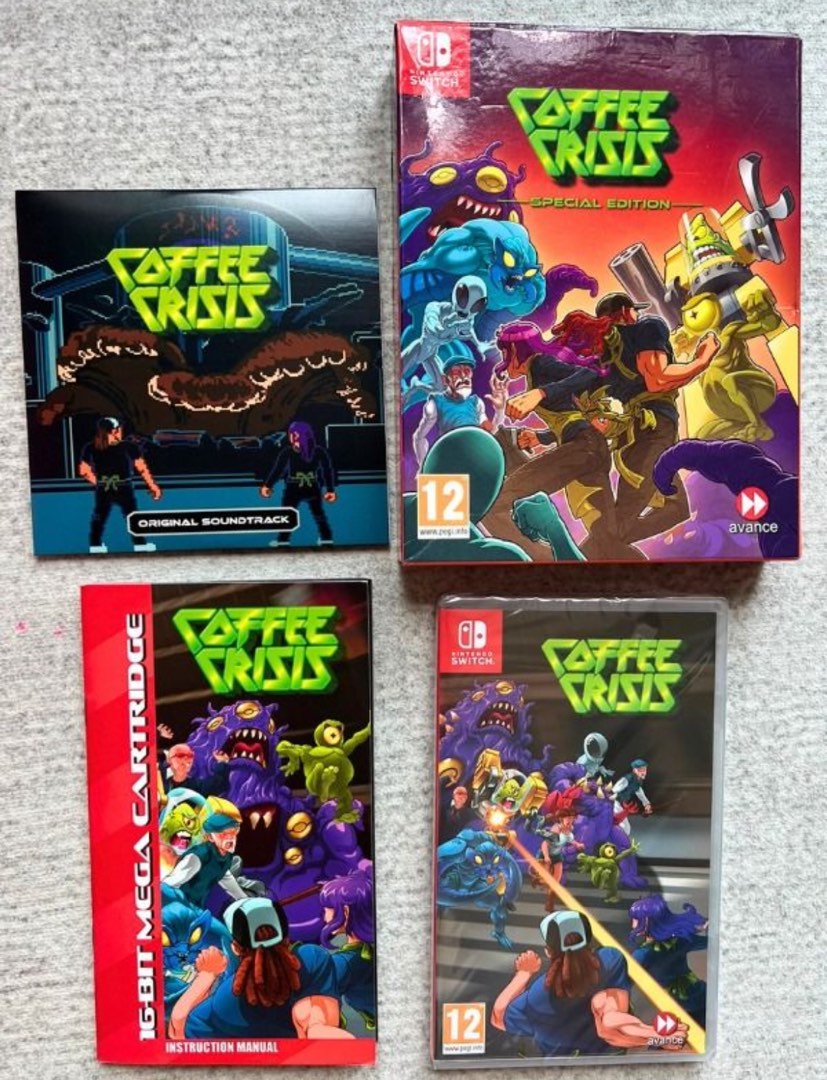 Unopened Nintendo Coffee Crisis Game disk + GIFTS, Video Gaming, Video ...