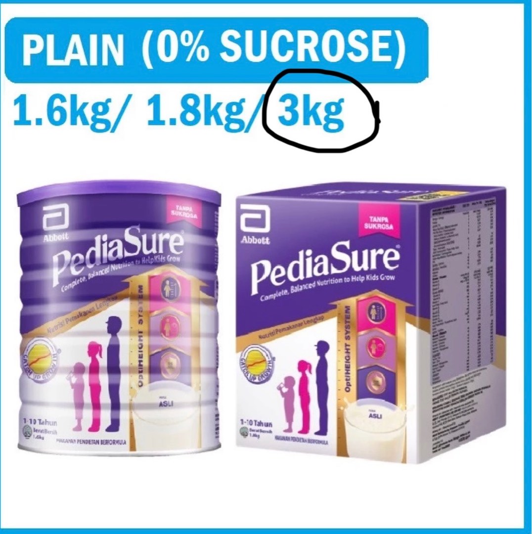 Unopened Pediasure Milk Powder 3kg box, Babies & Kids, Nursing ...