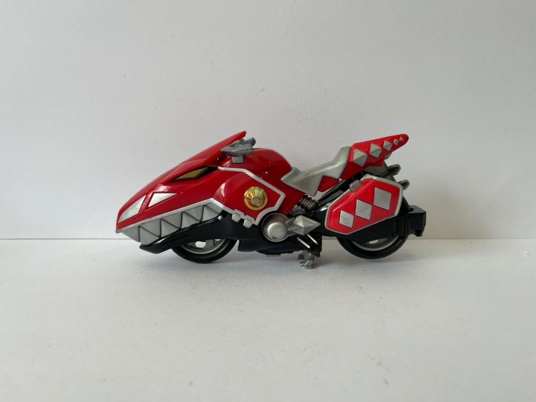 Vintage Dino Thunder Raptor Bike RED POWER RANGERS BANDAI, Hobbies ...