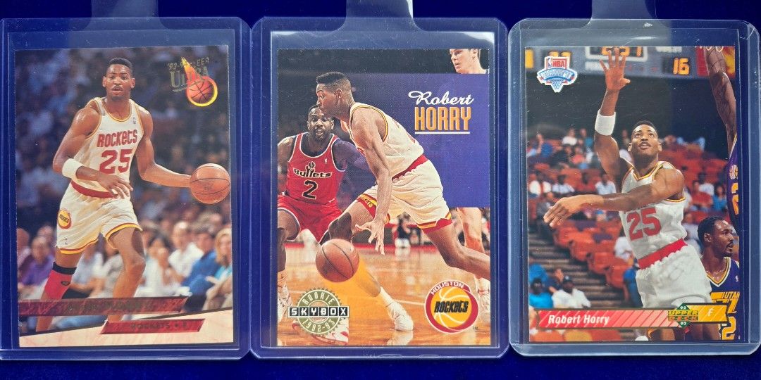 VINTAGE NBA CARDS LOT - ROBERT HORRY (ROOKIE CARD INCLUSIVE), Hobbies ...