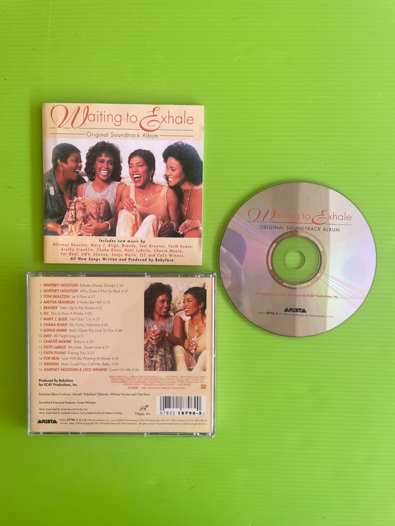 Waiting To Exhale Original Soundtrack Album featuring Whitney Houston ...